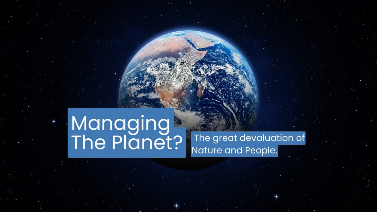 Managing The Planet? - Canadian Association for the Club of Rome
